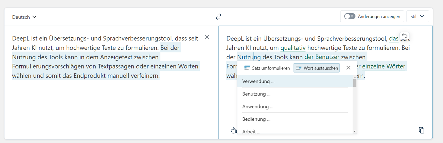 DeepL - Zentrum für Hochschuldidaktik